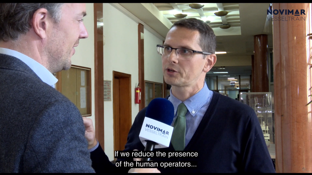Igor Bačkalov at the University of Belgrade on ship safety - Novimar
